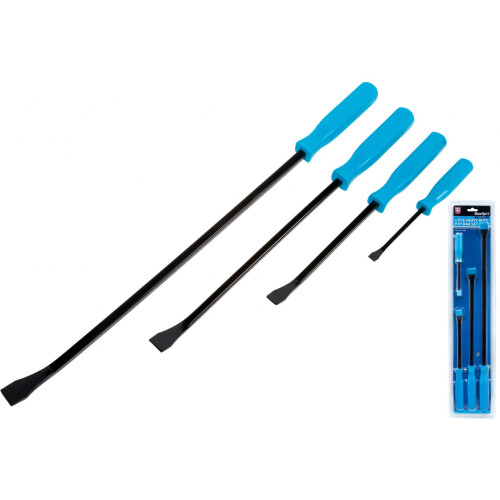 Bluespot 4pc Pry Crow Lever Bar Set Wrecking Puller Tool 200 300 450 ...