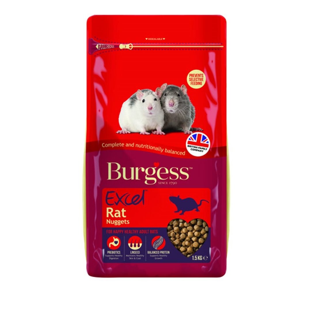 Burgess Excel Rat Nuggets 1.5kg on OnBuy
