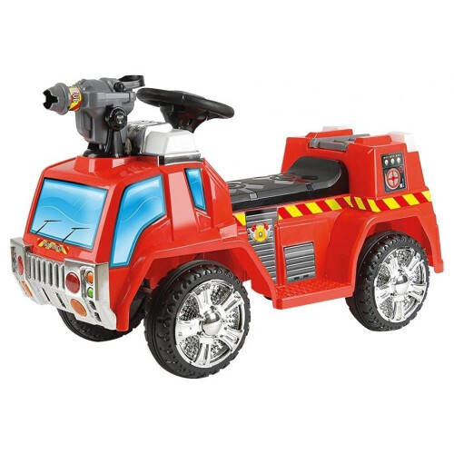 Toyrific Kids Electric Ride-On Fire Engine Car With Bubble Gun WB ...
