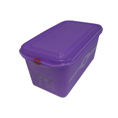 Pro Colour Coded Container 1/3 6Ltr Purple Gastronorm Storage Box on OnBuy