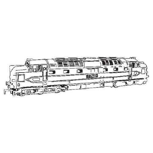 Class "55" Deltic Diesel Locomotive - Dapol Kitmaster C009 - OO plastic ...