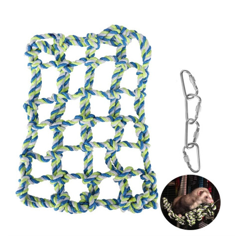 Hamster Climbling Cotton Rope Nets,niCWhite Rat&Ferret Hanging Hammock ...