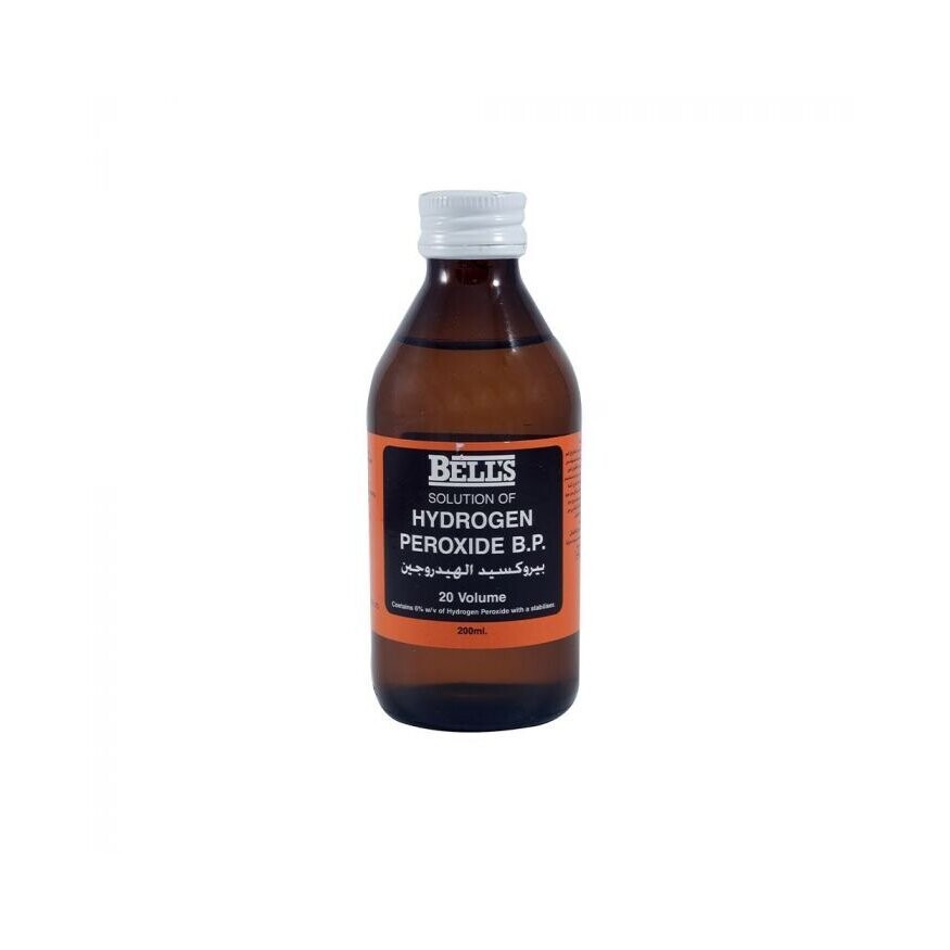 Bell's Hydrogen Peroxide B.P. Solution - Antiseptic Solution for Wound ...