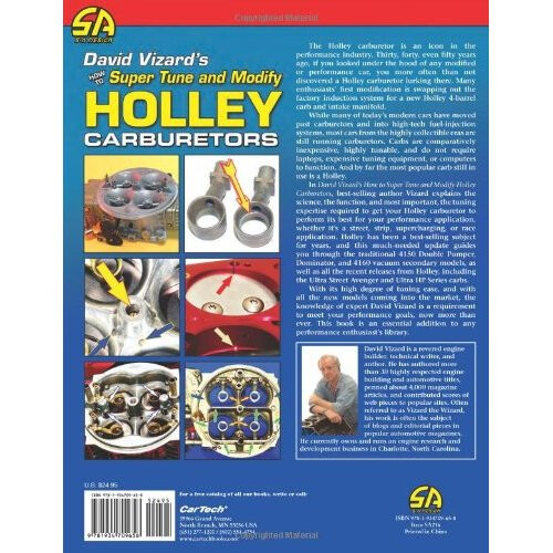 David Vizards Holley Carburetors: How to Super Tune & Modify (Sa Design ...