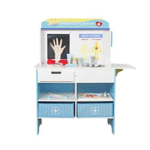 Kids Wooden Medical Role Play Set Hospital Doctor Station Kids Toys on ...
