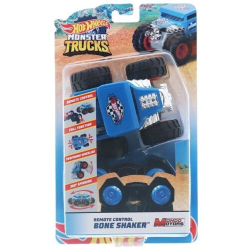 Hot Wheels Monster Trucks Remote Control Vehicle Bone Shaker RC Car on ...