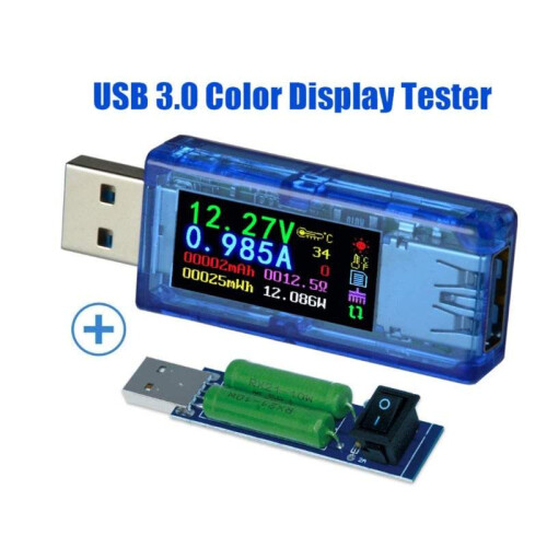 Handbags Totes Usb 3.0 Power Meter Tester Load Digital Multimeter ...
