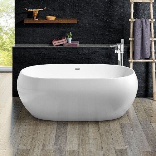 Freestanding Modern Double Ended Bath 1660mm - Olivia By Voda Design on ...