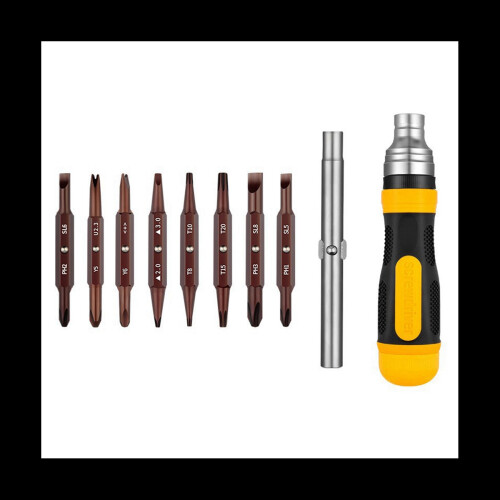 19-in-1 Multifunctional Ratchet Screwdriver Set Screwdriver Screwdriver ...