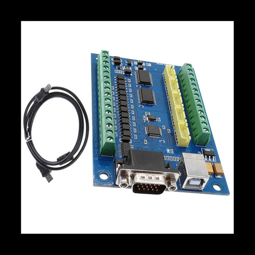 MACH3 USB CNC 5 Axis 100KHz 12-24V Linear Motion Control Card STB5100 ...