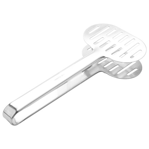 Stainless Steel Turner Tongs Kitchen Double Spatula Bread and Burger ...