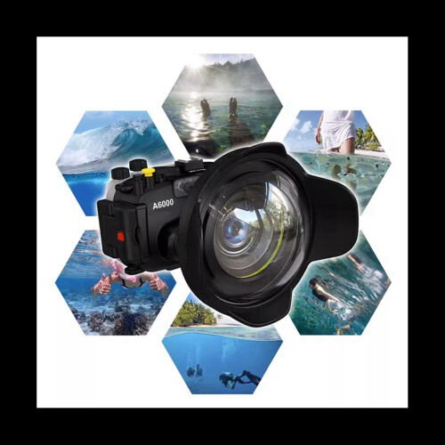 For SLR Camera 67mm Portable Waterproof Wide Angle Dome Port Lens ...