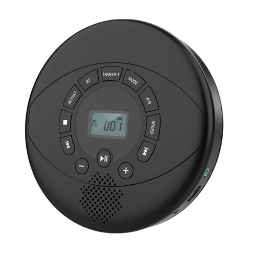 Portable CD Player Walkman Bluetooth CD Walkman Built-in Speaker ...