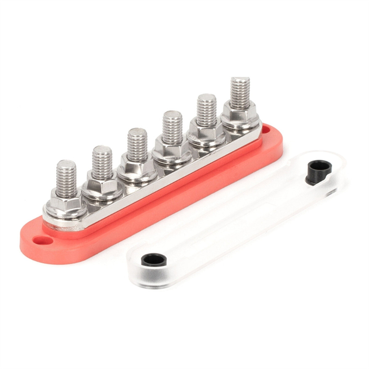 300A Automotive Busbar 12V Power Distribution Block M10 Terminal 48V DC Automotive and Marine ...