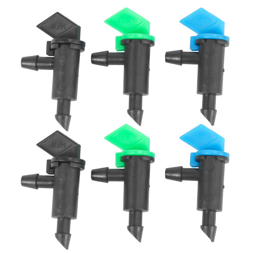 90Pcs Drip Emitter,Garden Flag Irrigation Drippers in 3 Sizes,1 , 2 , 4 ...