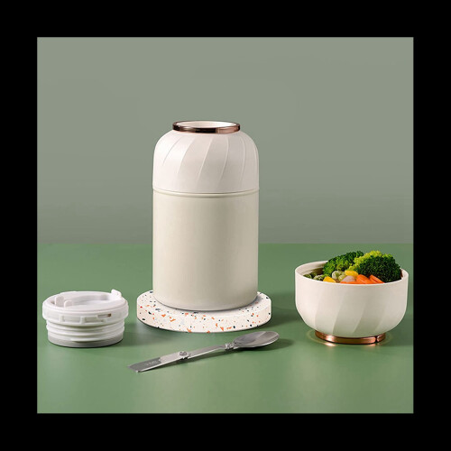 Thermal Container, 500Ml Stainless Steel Warming Container, Food ...