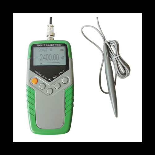 Permanent Magnet Gauss Meter Handheld Digital Meter Magnetic Flux Meter ...