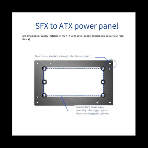 ATX Power Supply to SFX Power Supply Bracket SFX Power Supply to ATX ...