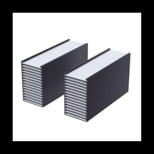 50 Pack Magnetic Label Holder C Channel Magnetic Labels, Magnetic Data ...