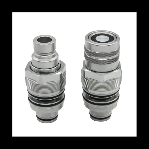 6680018 6679837 Hydraulic Flat Face Quick Coupler for Bobcat Skid Steer ...