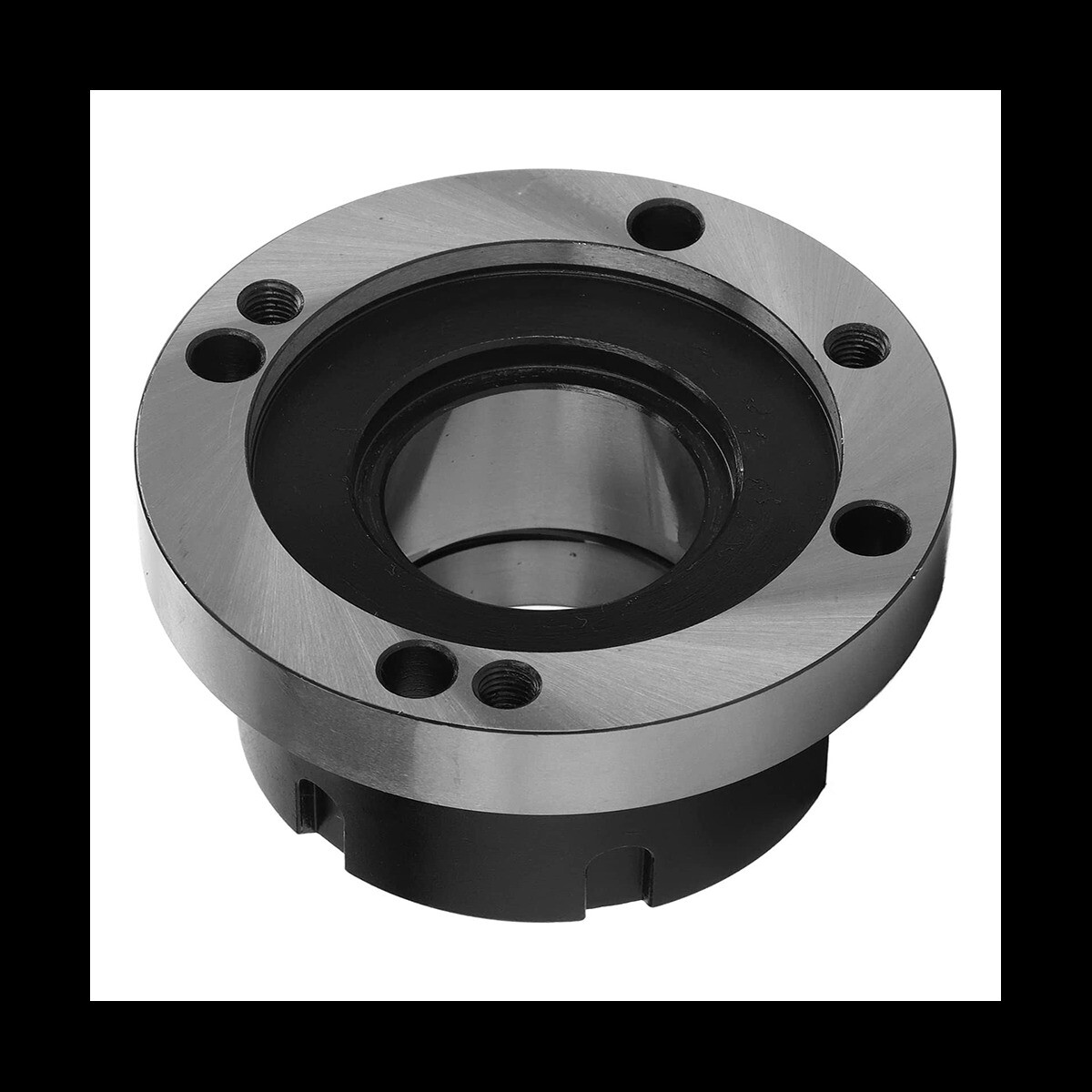 Lathe Collet Chuck, Carbon Steel 7 Holes Lock 0.005 Accuracy ER50 ...