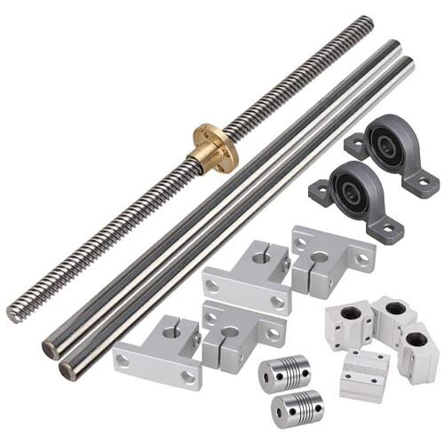 500Mm Horizontal Optical Axis & 8mm Lead Screw Dual Rail Shaft Support ...