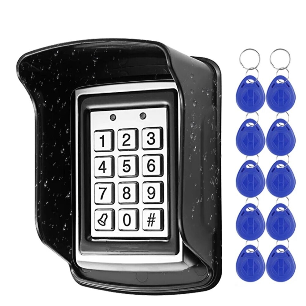 RFID Access Control Keypad Waterproof Rainproof Cover Outdoor Door ...