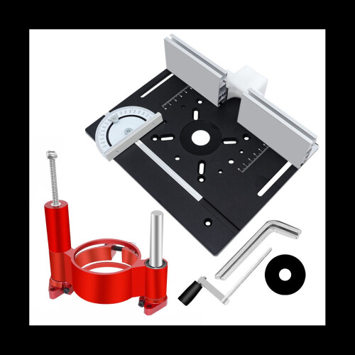 Precision Router Lift System and Router Table Insert Plate - Wood ...