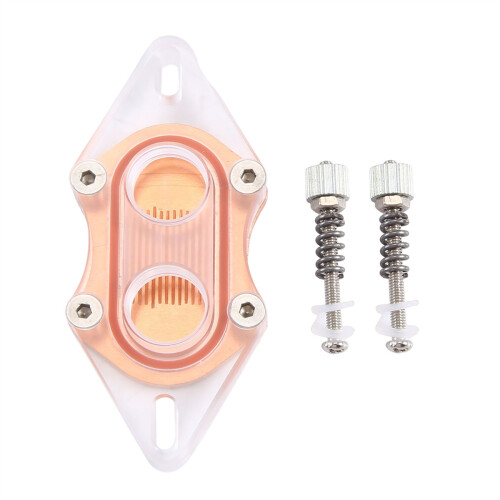 CPU Water Cooling Block Cooler Acrylic Transparent South Bridge ...