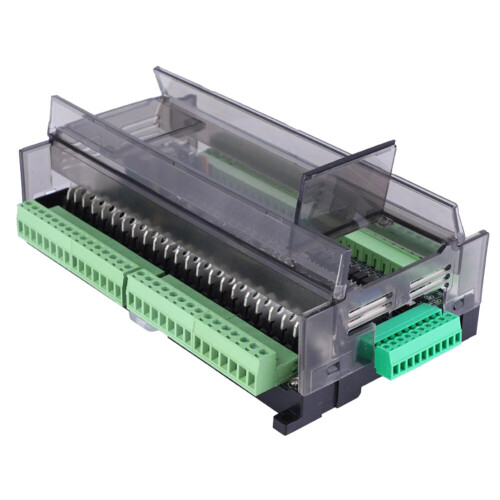 PLC Industrial Control Board Module FX3U-48MT Programmable Logic Controller 24 Input 24 Output ...