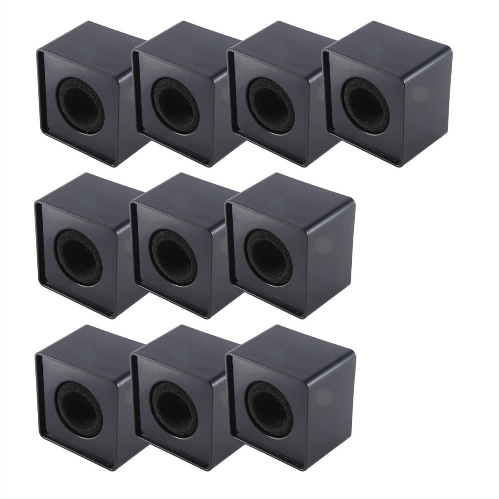 10Pcs Microphone MarkFlag Mic Station-Cube Square Interview Box Stand ...