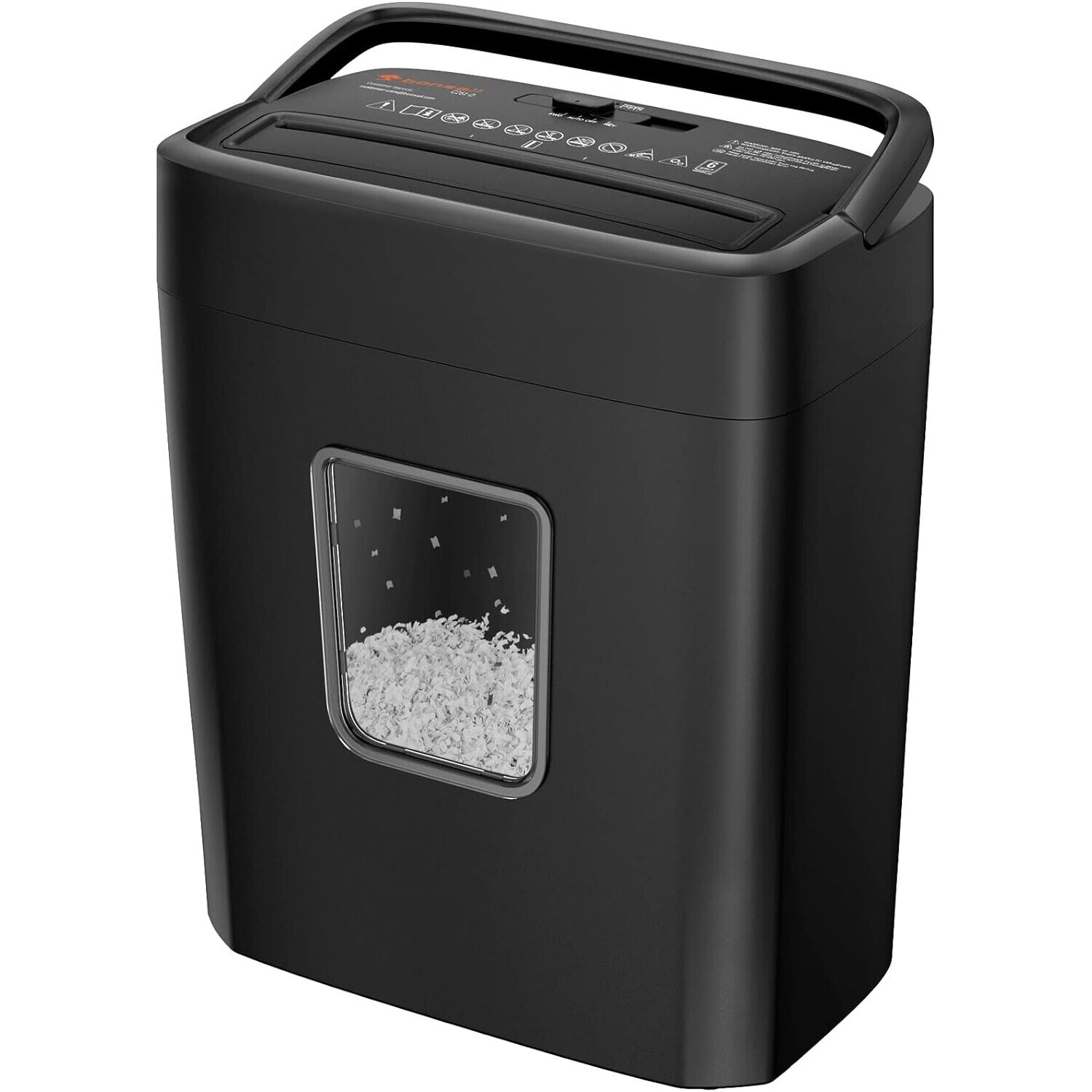 Micro Cut Shredder, 6 Sheet, P-4, Paper Shredder for Home Use, Shreds ...