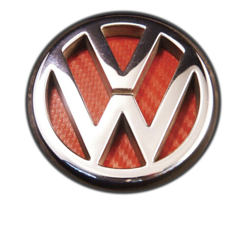 vw golf mk3, polo mk3 6n red carbon fibre - rear badge inserts. gti ...