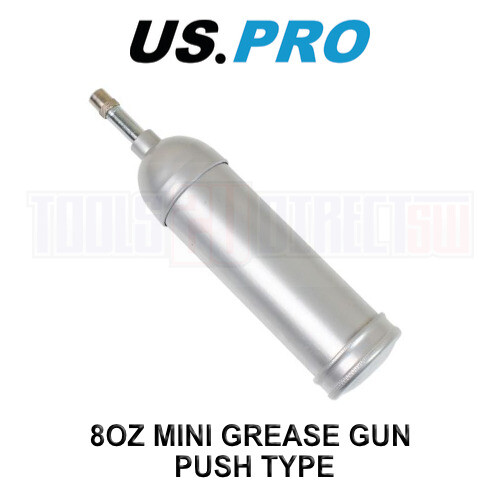 US PRO Tools 8oz Push Type Grease Gun - Mini Hydraulic Lubrication Fum ...