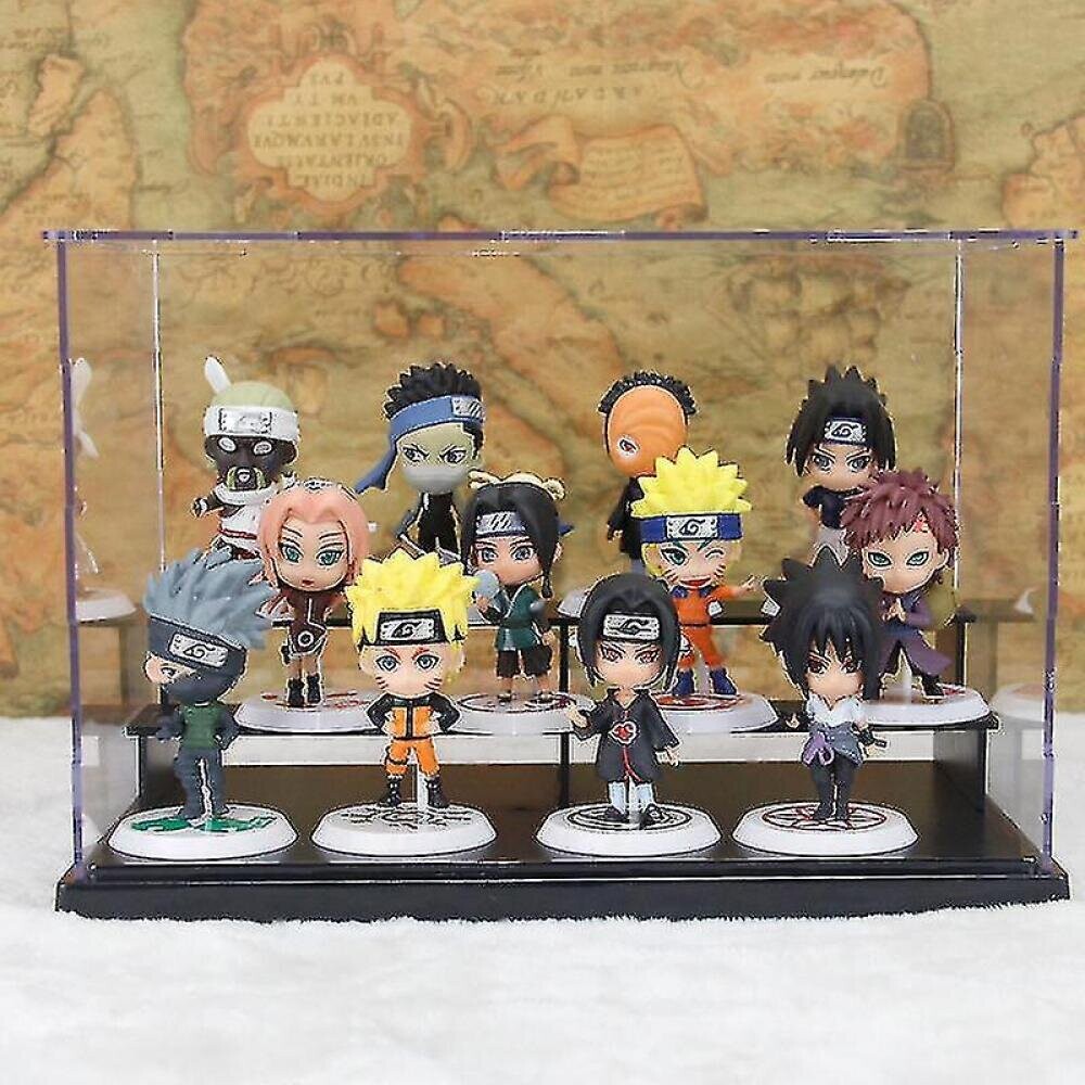 Naruto Anime Action Figure Toy Model Gift With Transparent Display Box ...