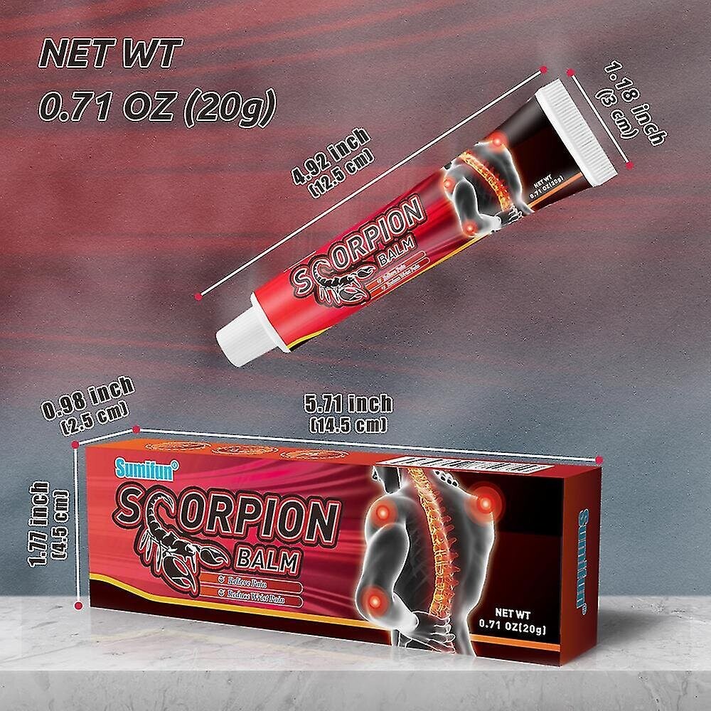 Sumifun 20g/pc Scorpion Venom Pain Relief Cream Muscle Pain Balm ...