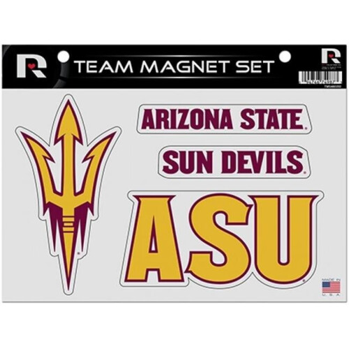 212 Main TMS460202 8 x 11 in. Arizona State Sun Devils Team Magnet Set ...