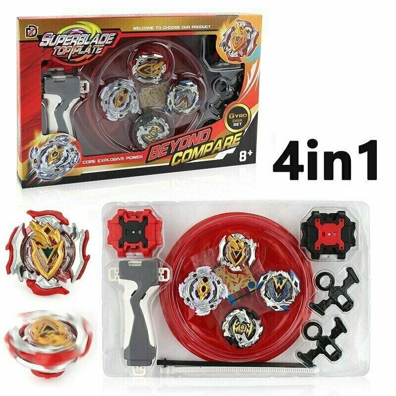 4D Bayblade Beyblade Burst Launcher Set Arena Stadium Fight Battle Kid ...