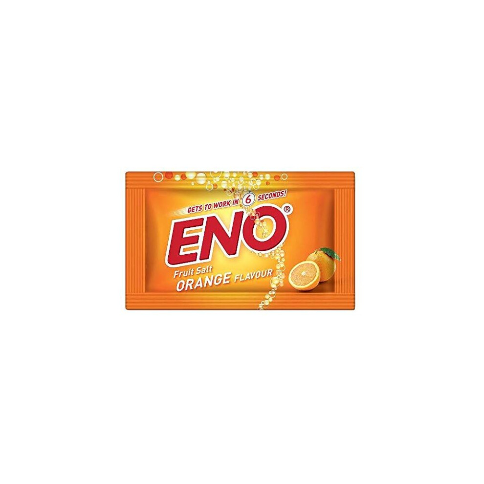 ENO Fruit Salt Orange Flavour | 5g x 10 Sachet | Fast Relief Heartburn ...