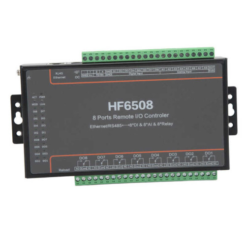 Relay Controller 8 Ports RS485 Ethernet Data Collector IOT ...