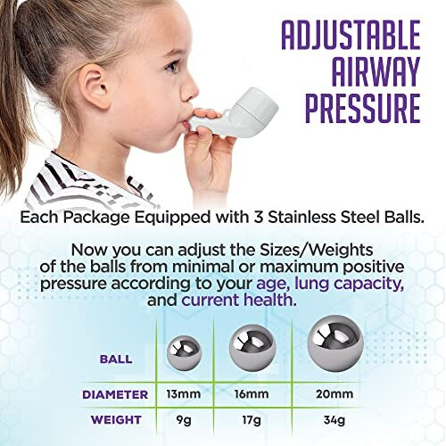 Aobbiy Lung Expansion, Mucus Relief Device, Hand-Held Breathing ...