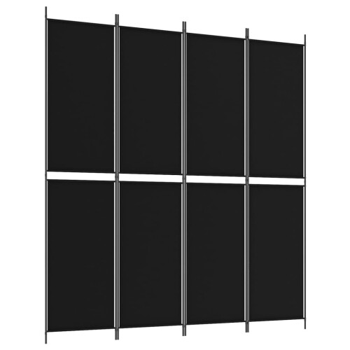 (Black, 200 x 220 cm) vidaXL Room Divider Privacy Screen Paravent ...