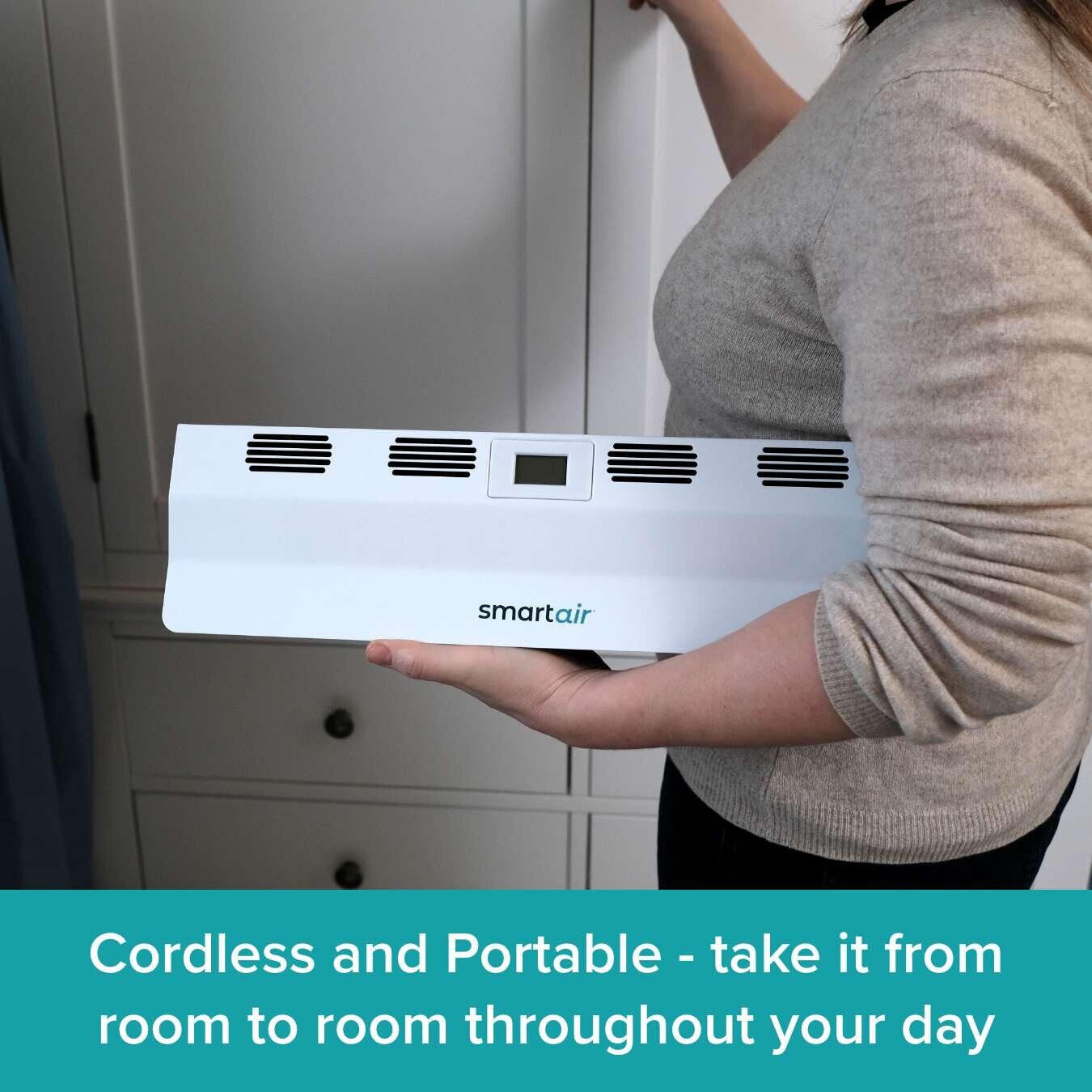 SmartAir BOOST, Radiator Fan, Portable, Cordless, Rechargeable ...