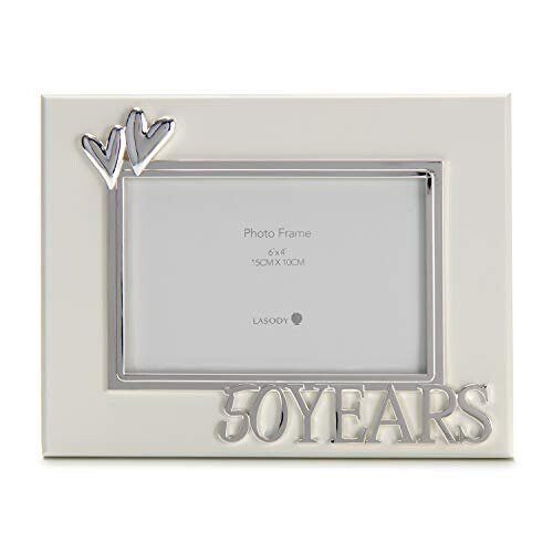 LASODY 50TH GOLDEN ANNIVERSARY PICTURE FRAME-50TH BIRTHDAY DECORATIONS ...