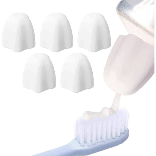 10 Pack Toothpaste Cap, Self-Closing, Reusable Silicone Caps ...