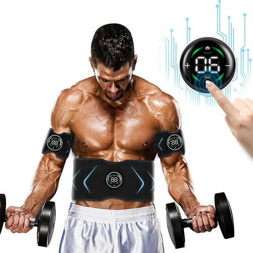 Ems Muscle Stimulator Belt Touch Screen Abdominal Training Device on OnBuy