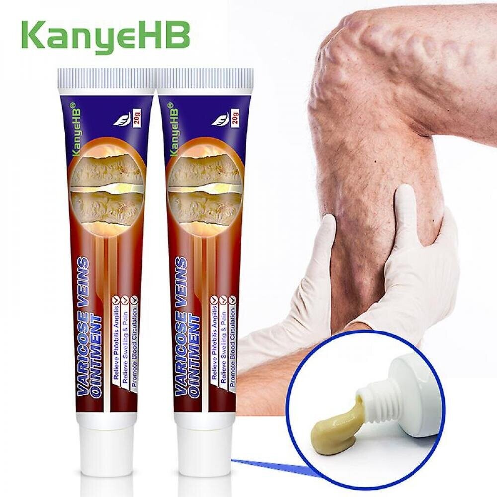 2pcs Varicose Cream Swollen Vessels Varicocele Vasculitis Cream Varices ...