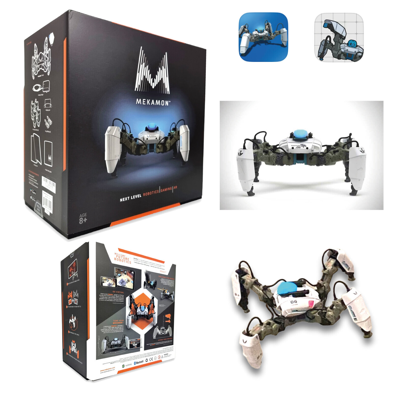 MekaMon Berserker V1 Gaming / Fighting Robot - UK - White Robotwars on ...