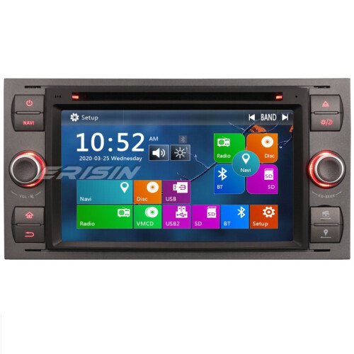 DAB+ Car Stereo Navi iPod DVB-T Ford FOCUS C/S-MAX KUGA FIESTA TRANSIT ...