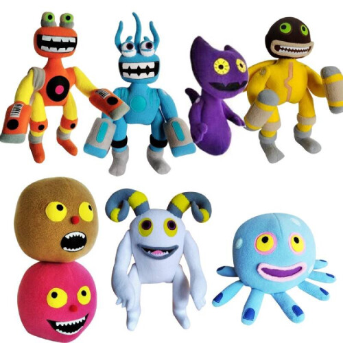 My Wubbox Plush Singing Monsters Adjustable Arm Plush Toys Filled ...